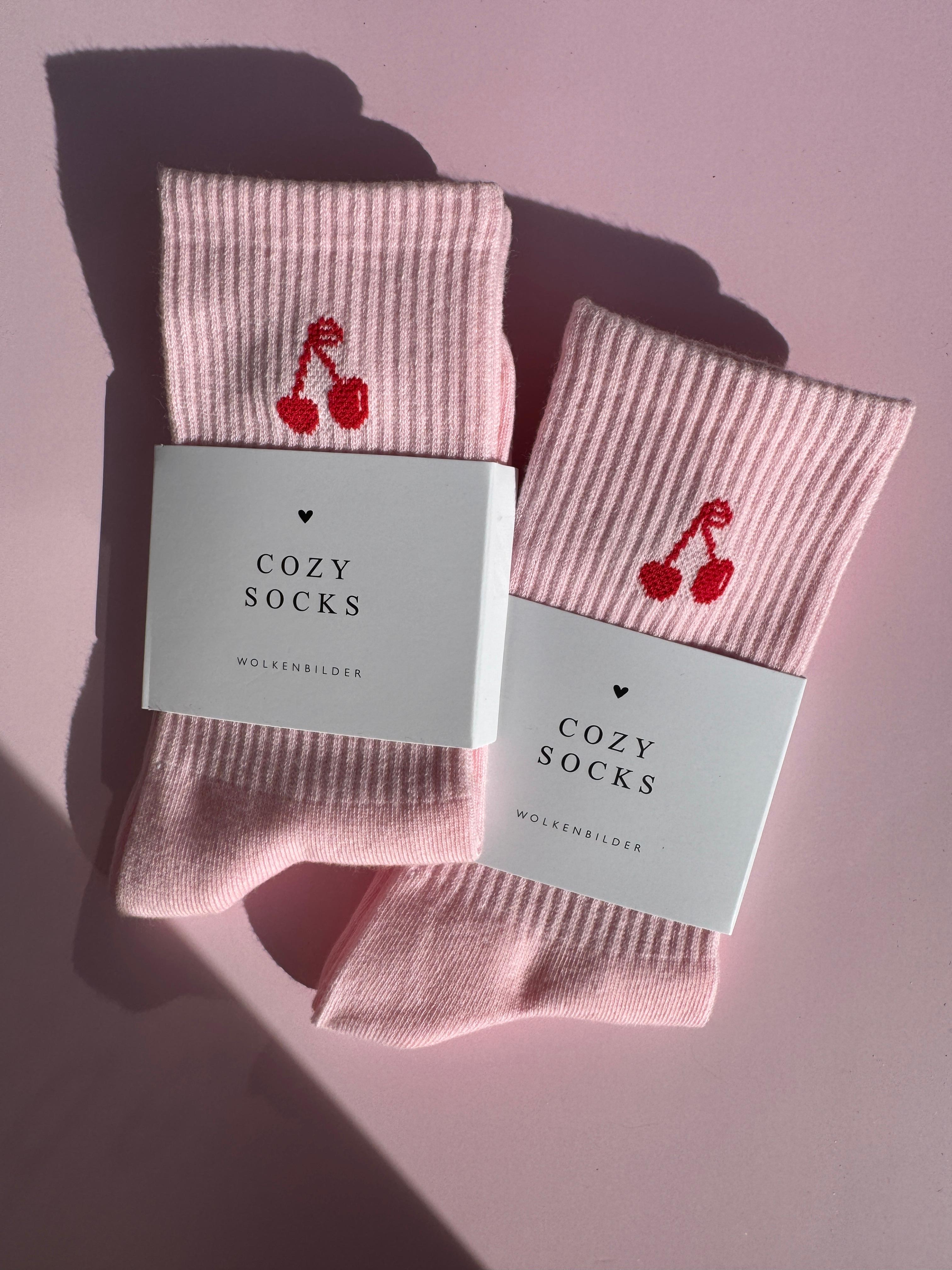 Cozy Socks "Cherry" – Wolkenbilder
