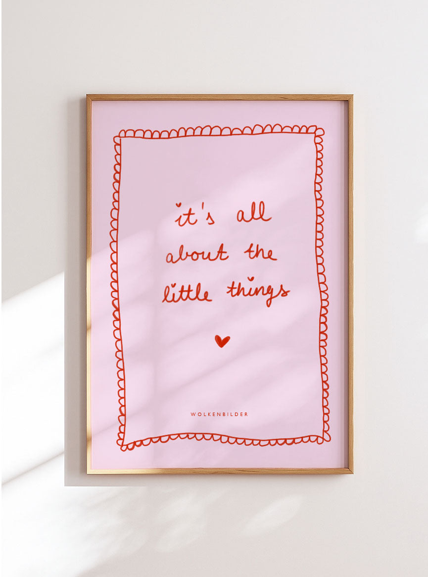 Poster No. 39 "LITTLE THINGS" – Wolkenbilder